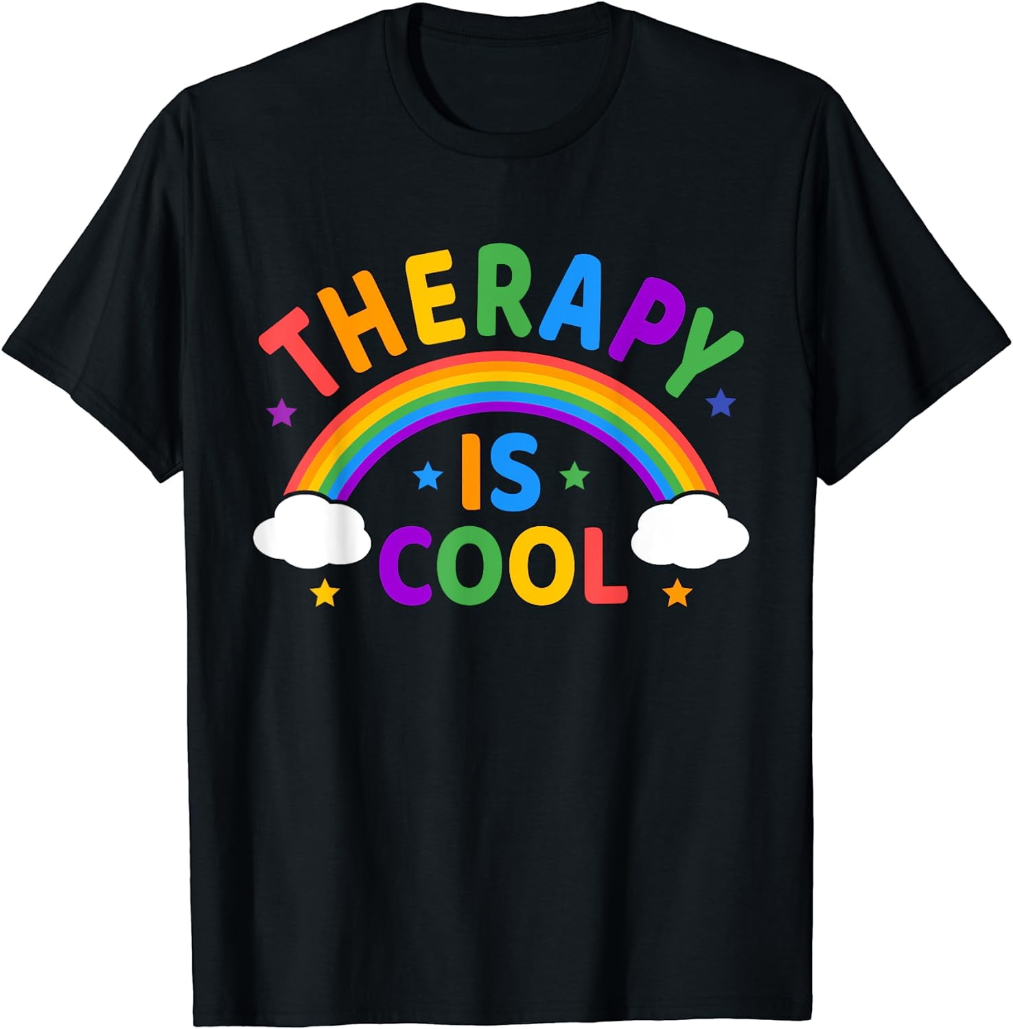 Therapy Is Cool ! End the Stigma Mental Health Awareness Cotton T-Shirt ...