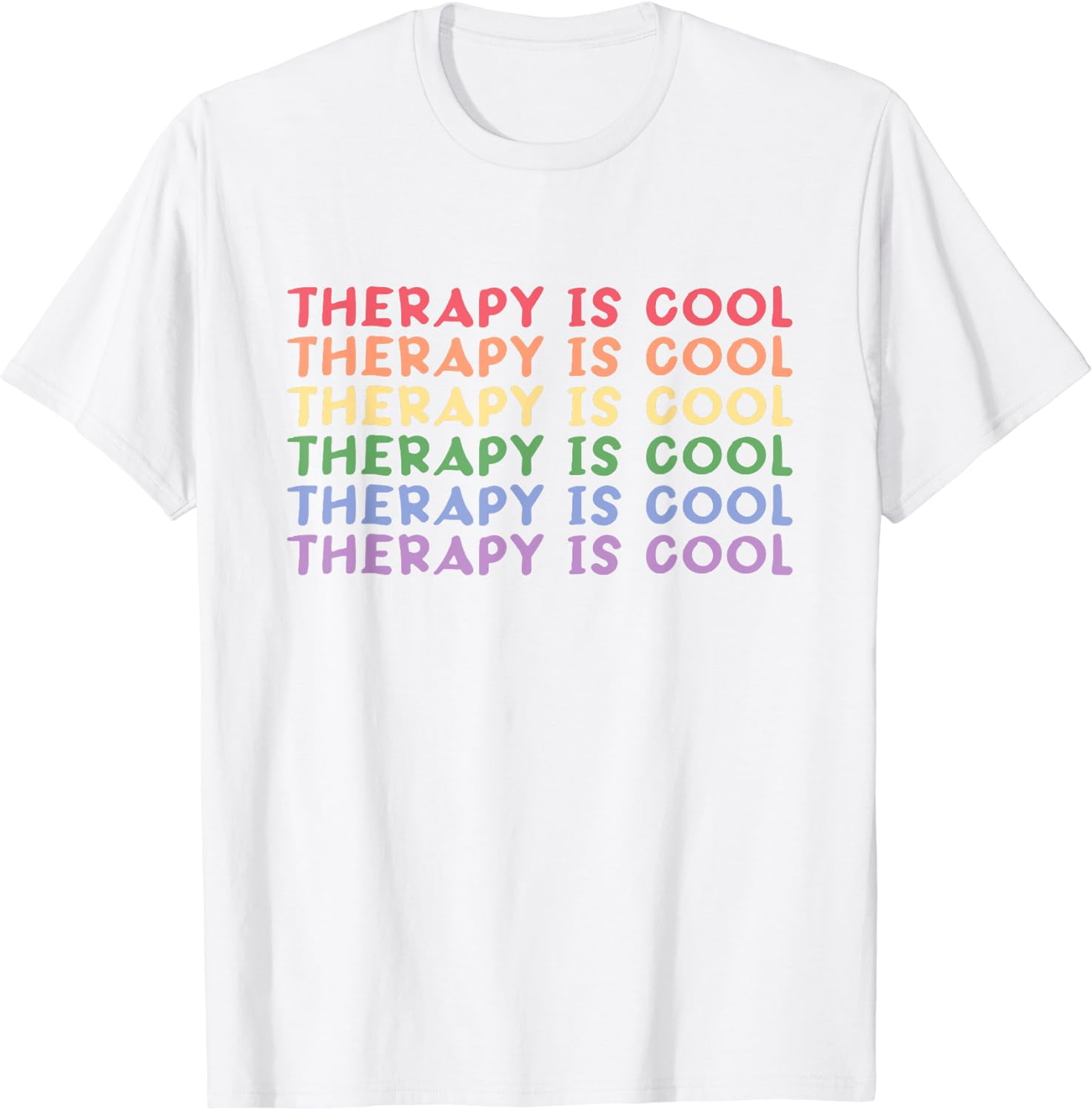 Therapy Is Cool Self Care Mental Health Awareness T-Shirt - Walmart.com