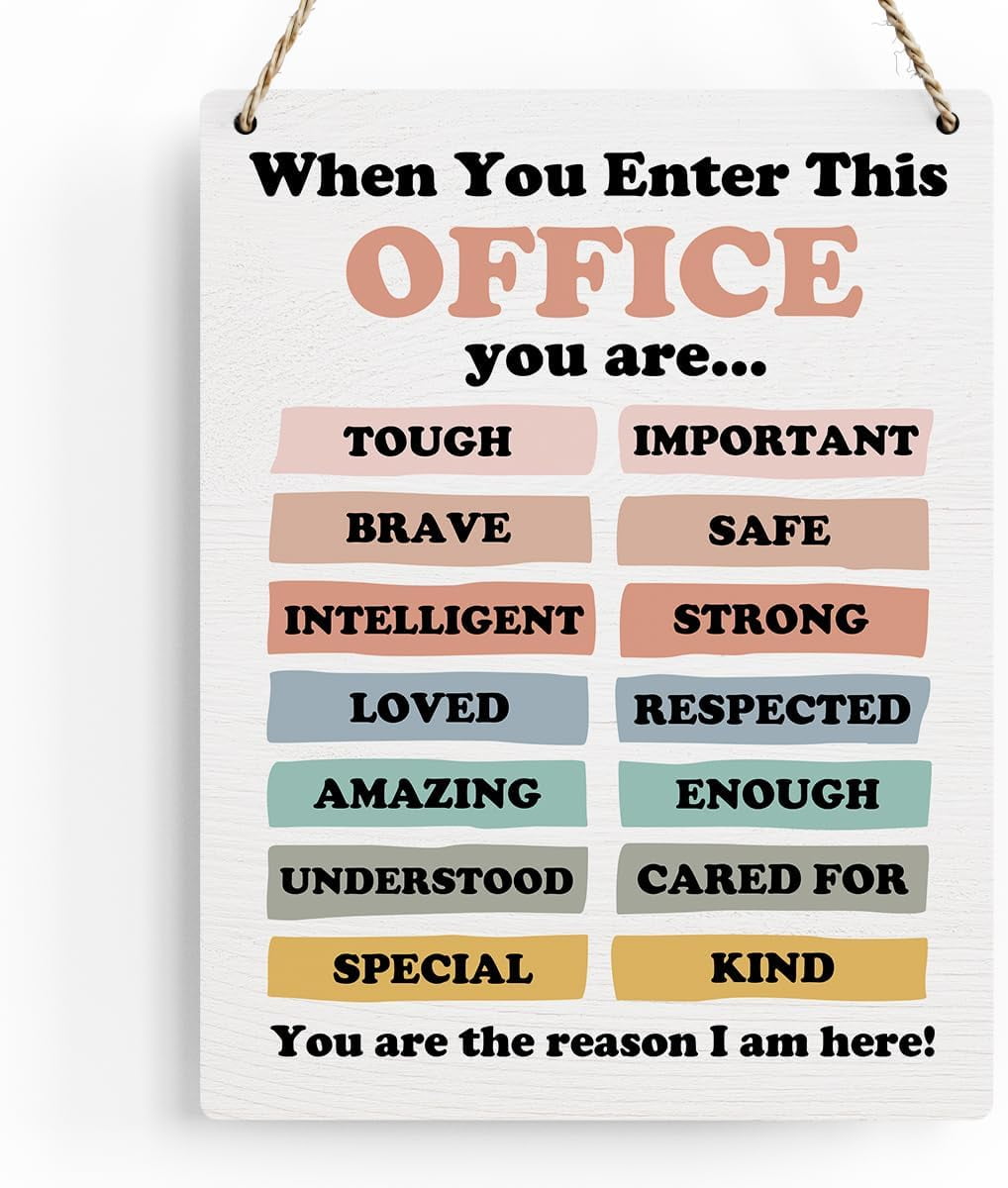 Therapy Office Wall School Counselor Office School Nurse Office Wood ...