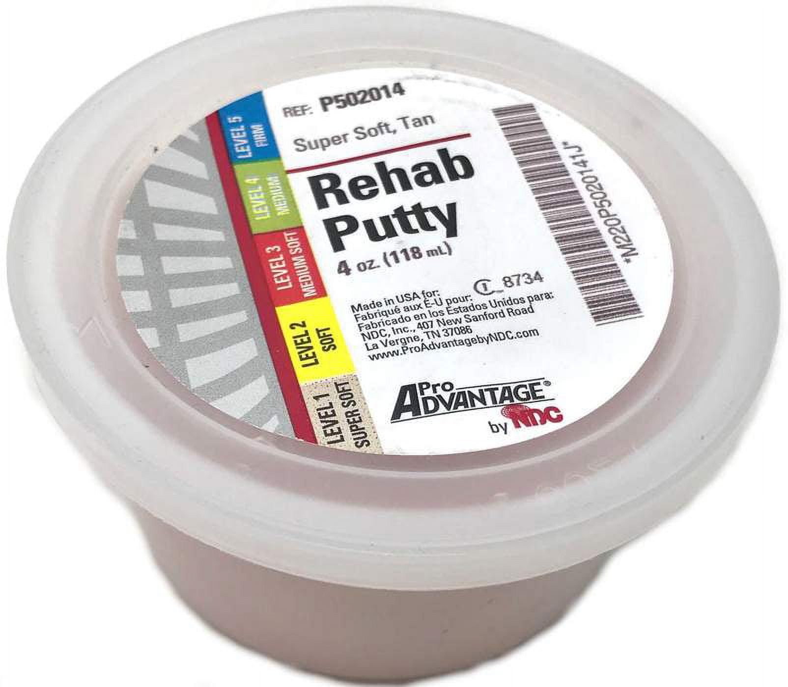 Therapy Putty Super Soft Tan, 2 oz - Walmart.com