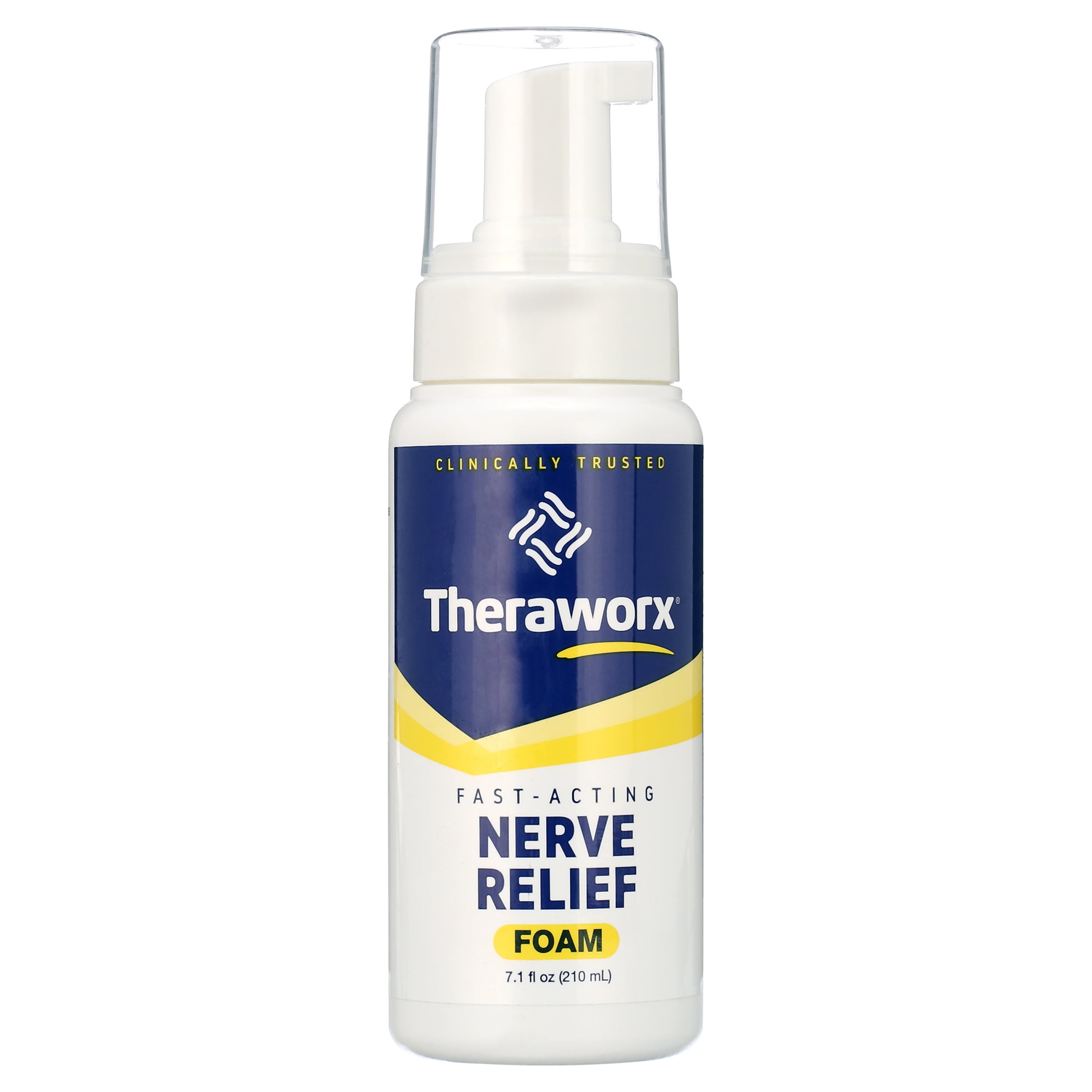 Theraworx Fast-Acting Nerve Relief Foam, Soothes Aggravated Nerves, 7.1 ...