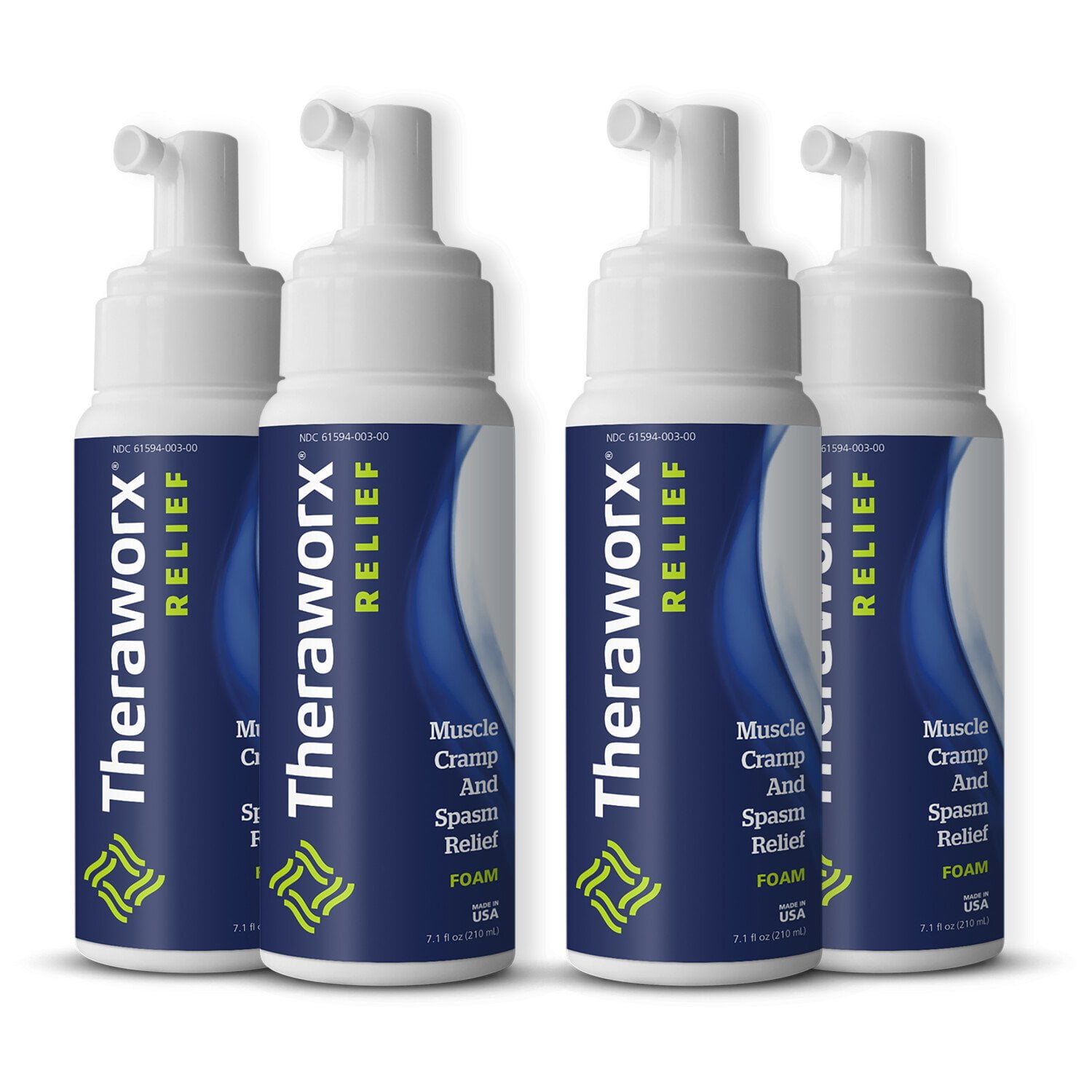 Theraworx Muscle Cramp and Spasm Relief Foam, Back & Leg Tension ...