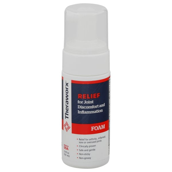 Theraworx Relief Foam for Arthritis & Joint Discomfort, Inflammation ...