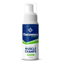 Theraworx Relief Topical Pain Relieving Muscle Cramp & Spasm Foam, 3.4 ...