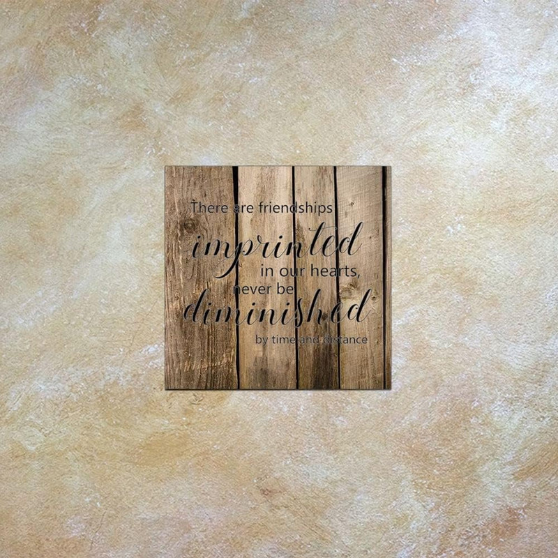 There Are Friendships Round Wood Plaques For Crafts Ized Wooden Plates ...