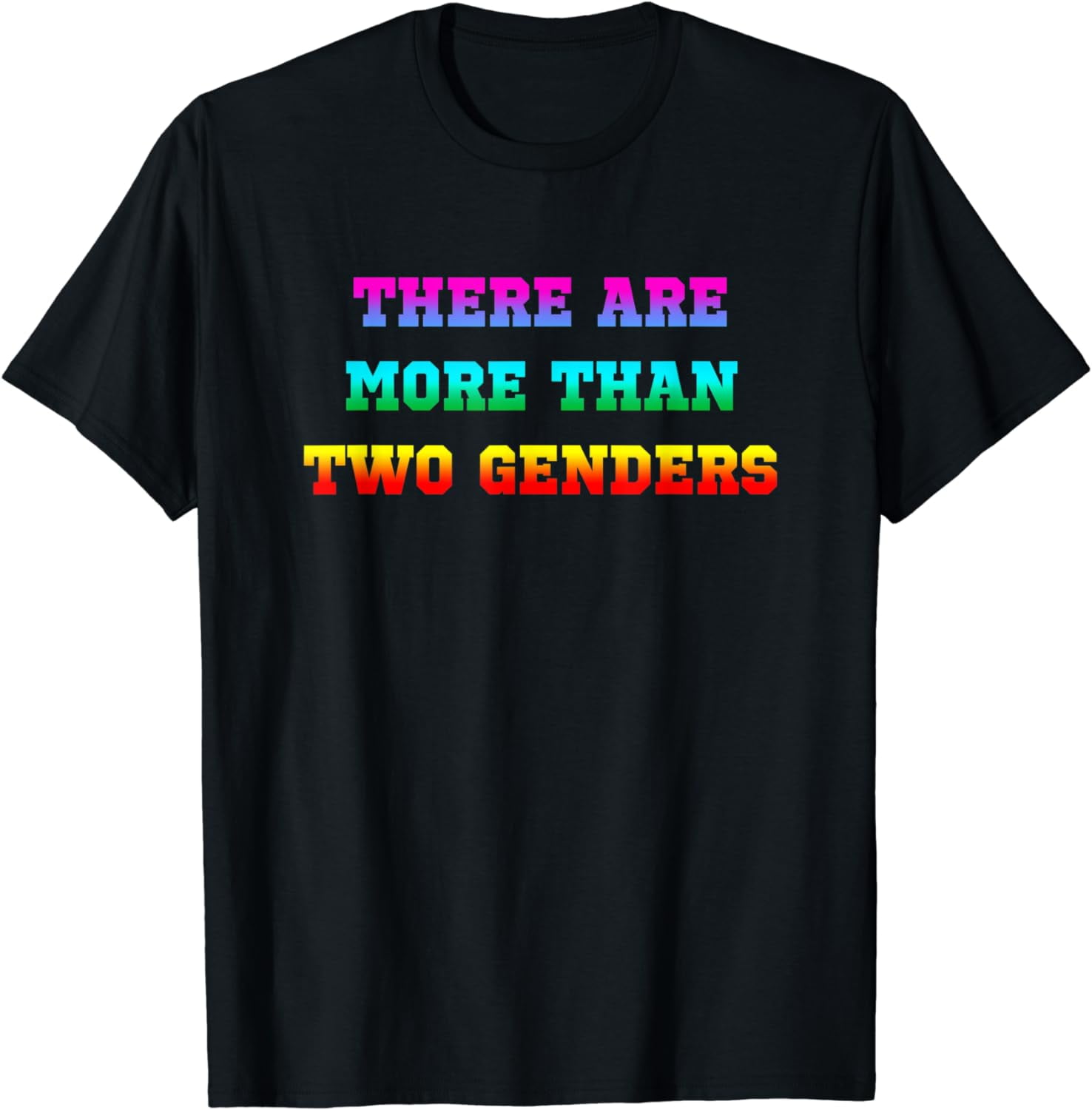 There Are More Than Two Genders T-Shirt - Walmart.com