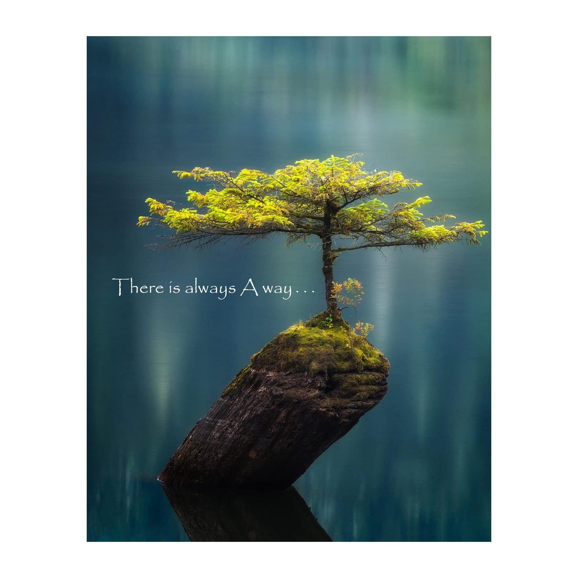 There Is Always A Way Inspirational Quotes Wall Art Print ...