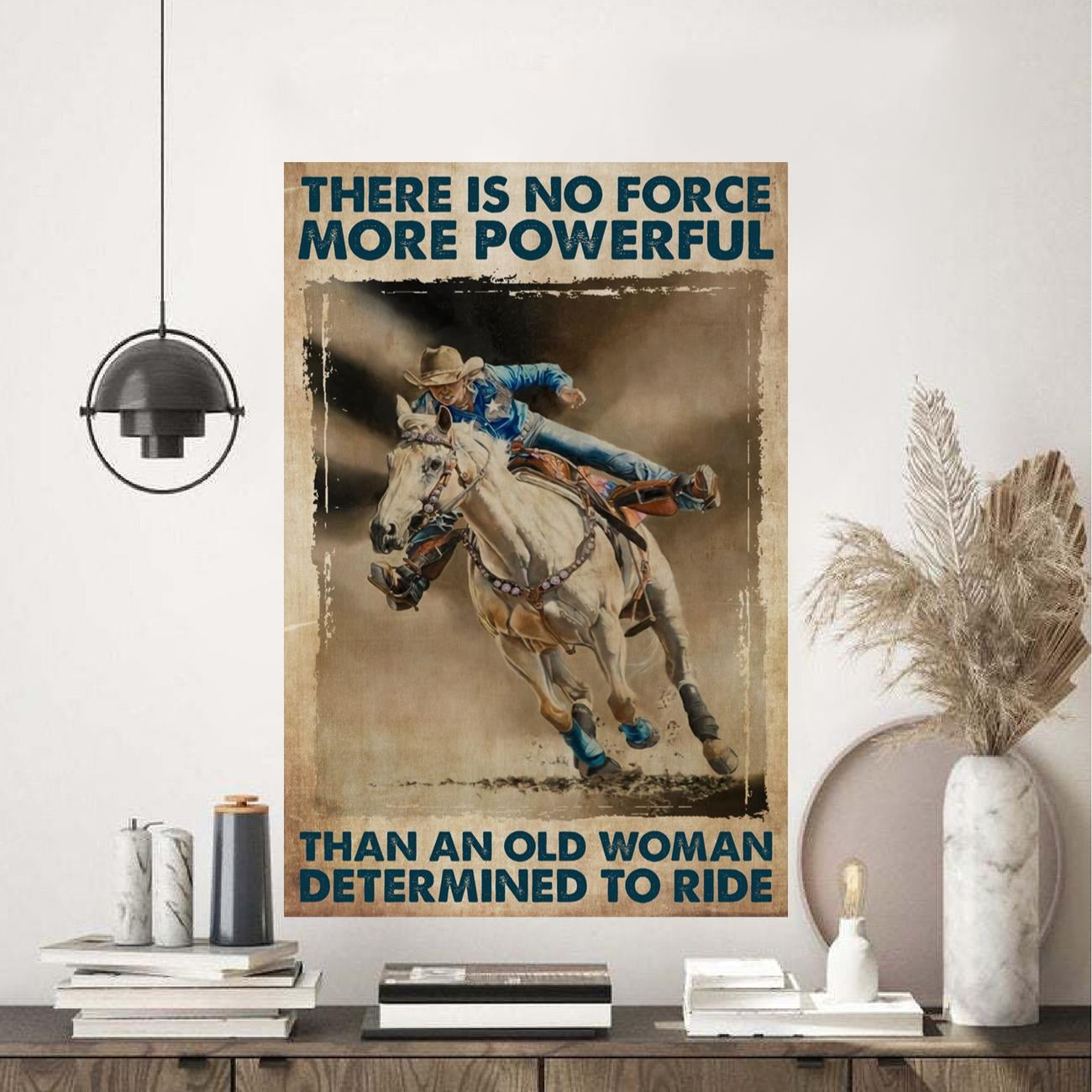 There Is No Force More Powerful Horse Poster 11 x 17 Inch Poster ...