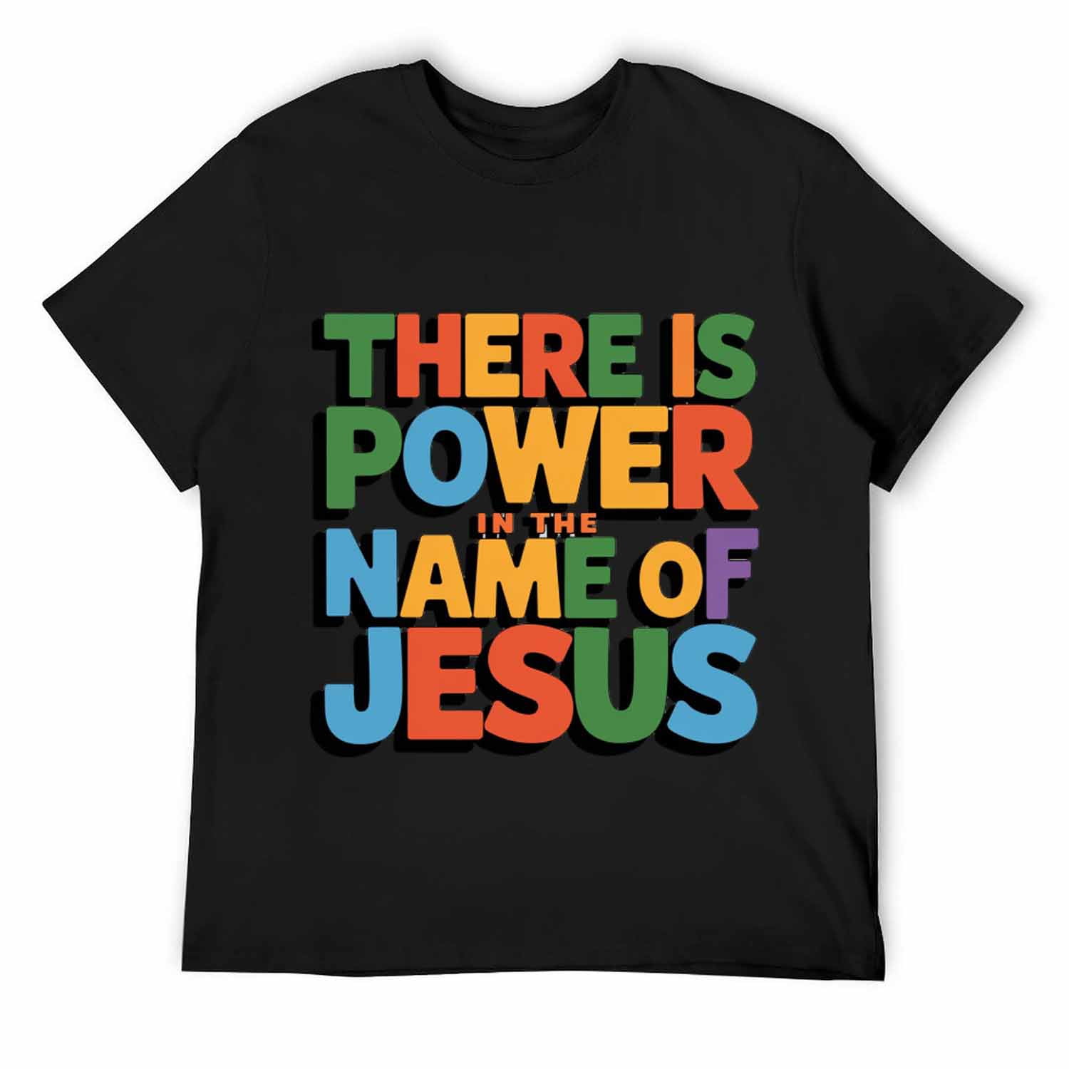 There Is Power In The Name Of Jesus Funny Sunglasses Mustache Star Corn ...