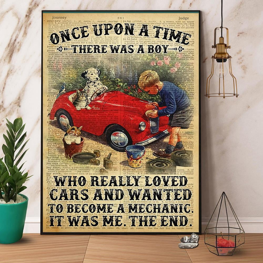 There Was A Boy Who Really Loved Cars And Wanted To Become A Mechanic ...
