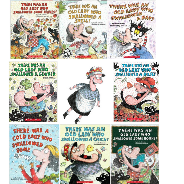 There Was An Old Lady Collection : There Was An Old Lady Who Swallowed ...