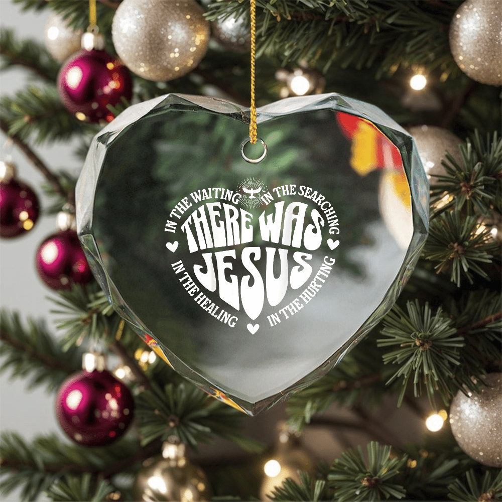 There Was Jesus In The Waiting In The Healing- Front & Back Ornament ...