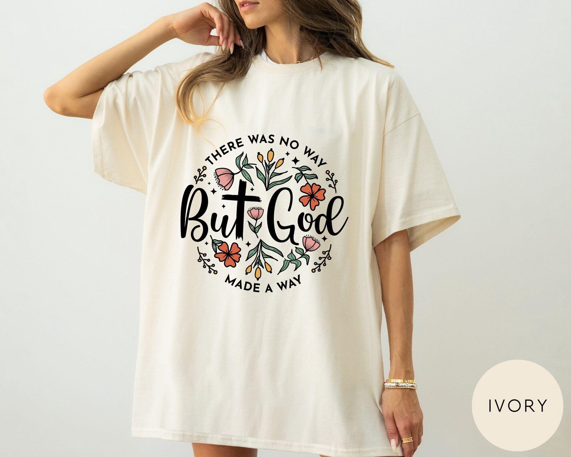 There Was No Way Shirt Christian Gifts For Women Christian Apparel But ...