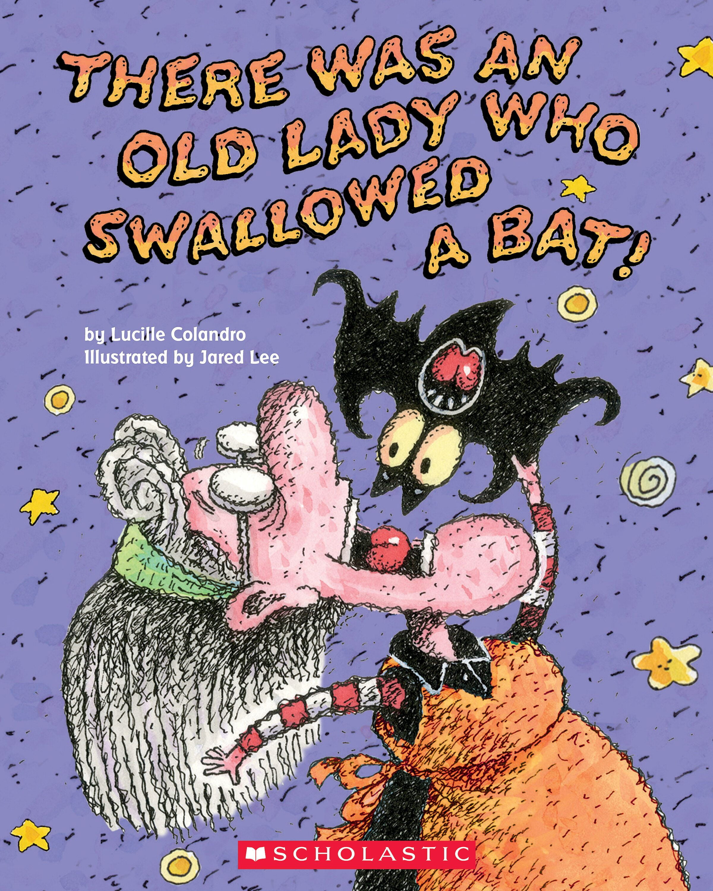 There Was an Old Lady Who Swallowed a Bat! (Paperback) - Walmart.com