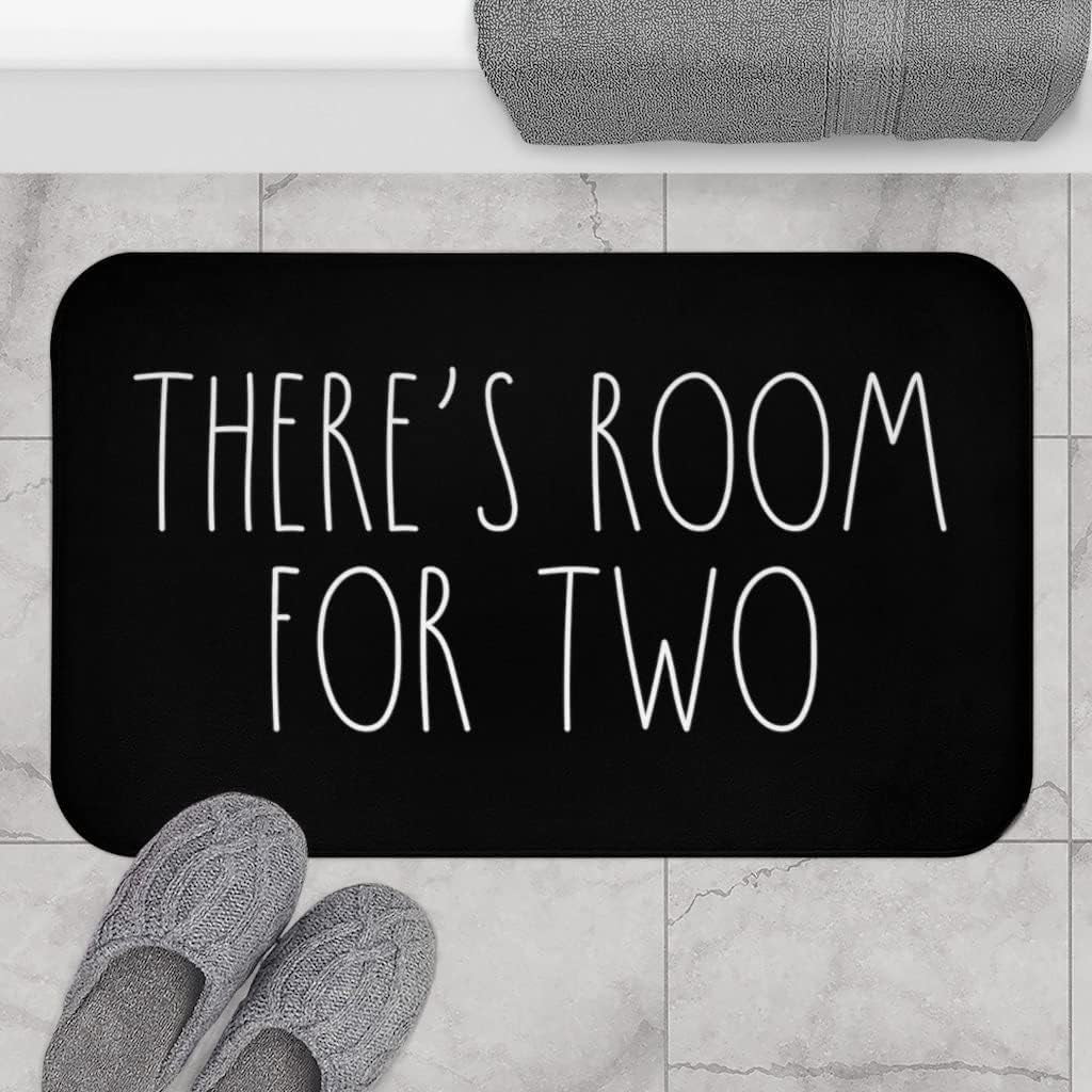 There is Room for Two Bath Mat Home Rae Dunn Mat Bathroom Funny Bath ...