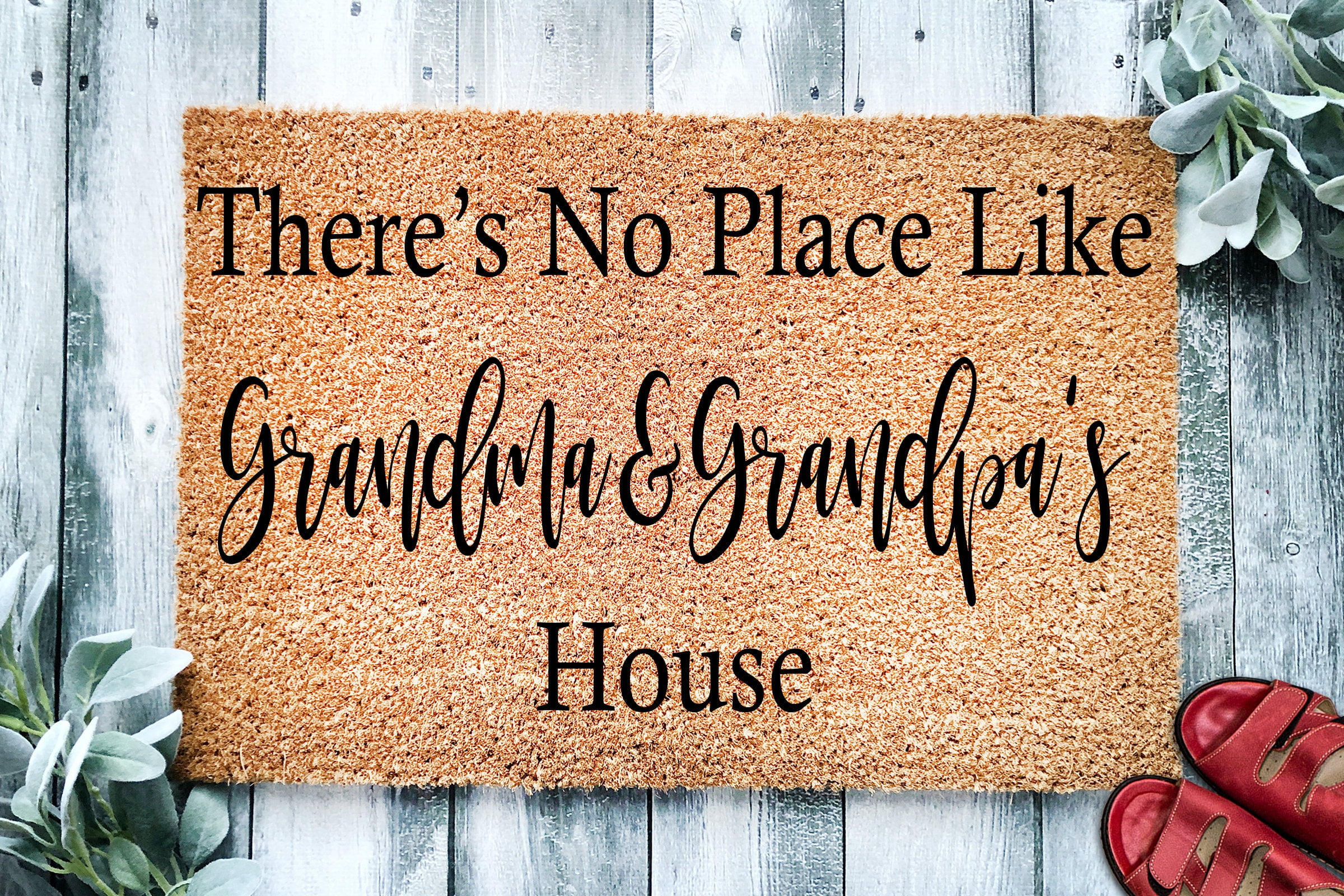 Funny Welcome Mat, Natural Coconut Coir, AntiSlip, Gift for Grandma and ...