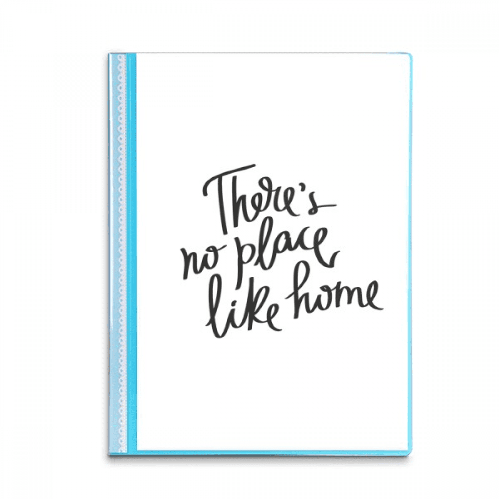 There's No Place Like Home Quote Book Sheet Protectors Portfolio Binder ...