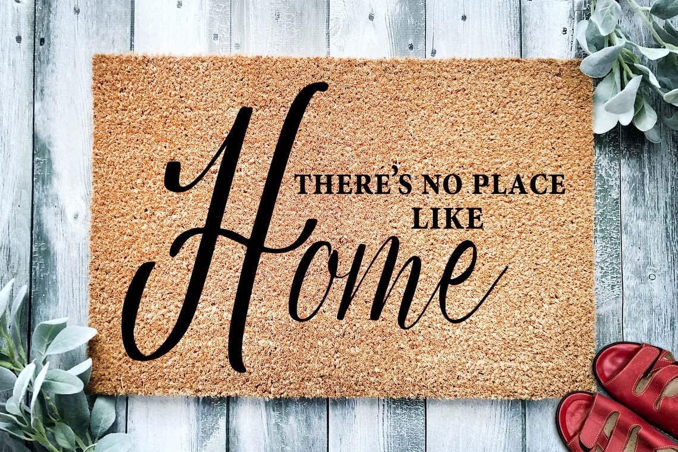 There's No Place Like Home Baseball Personalized Doormat - Walmart.com