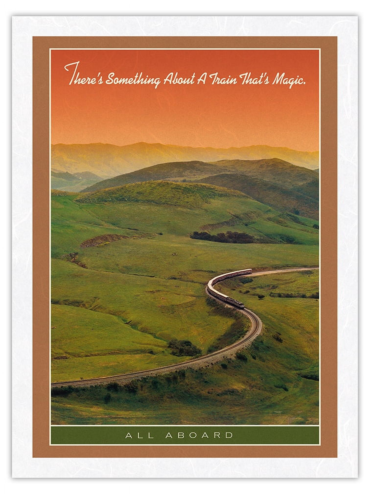 Thereʻs Something About A Train Thatʻs Magic - Vintage Railroad Travel ...