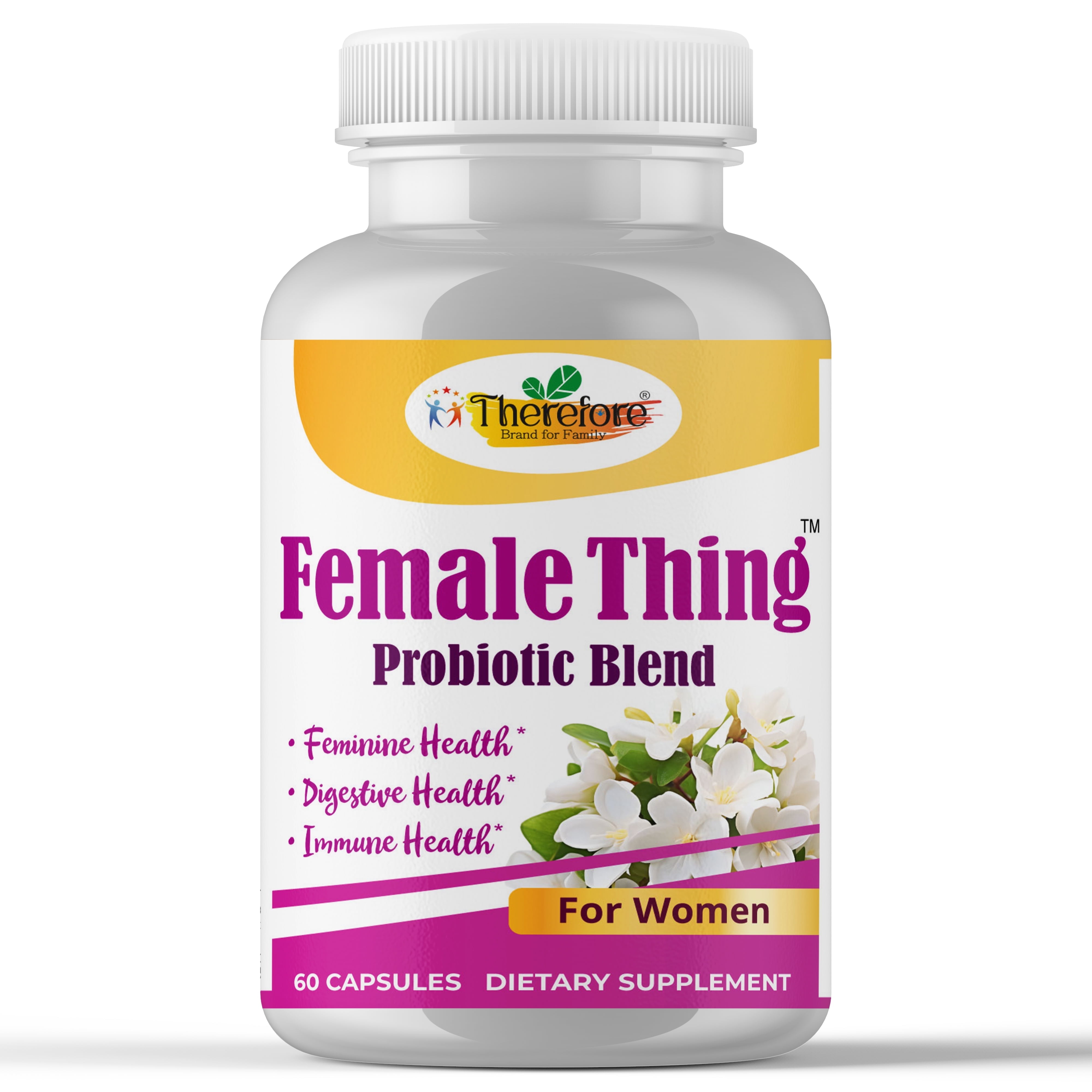 Therefore Probiotics for Women, Support Vaginal Health & pH Balance 60 ...