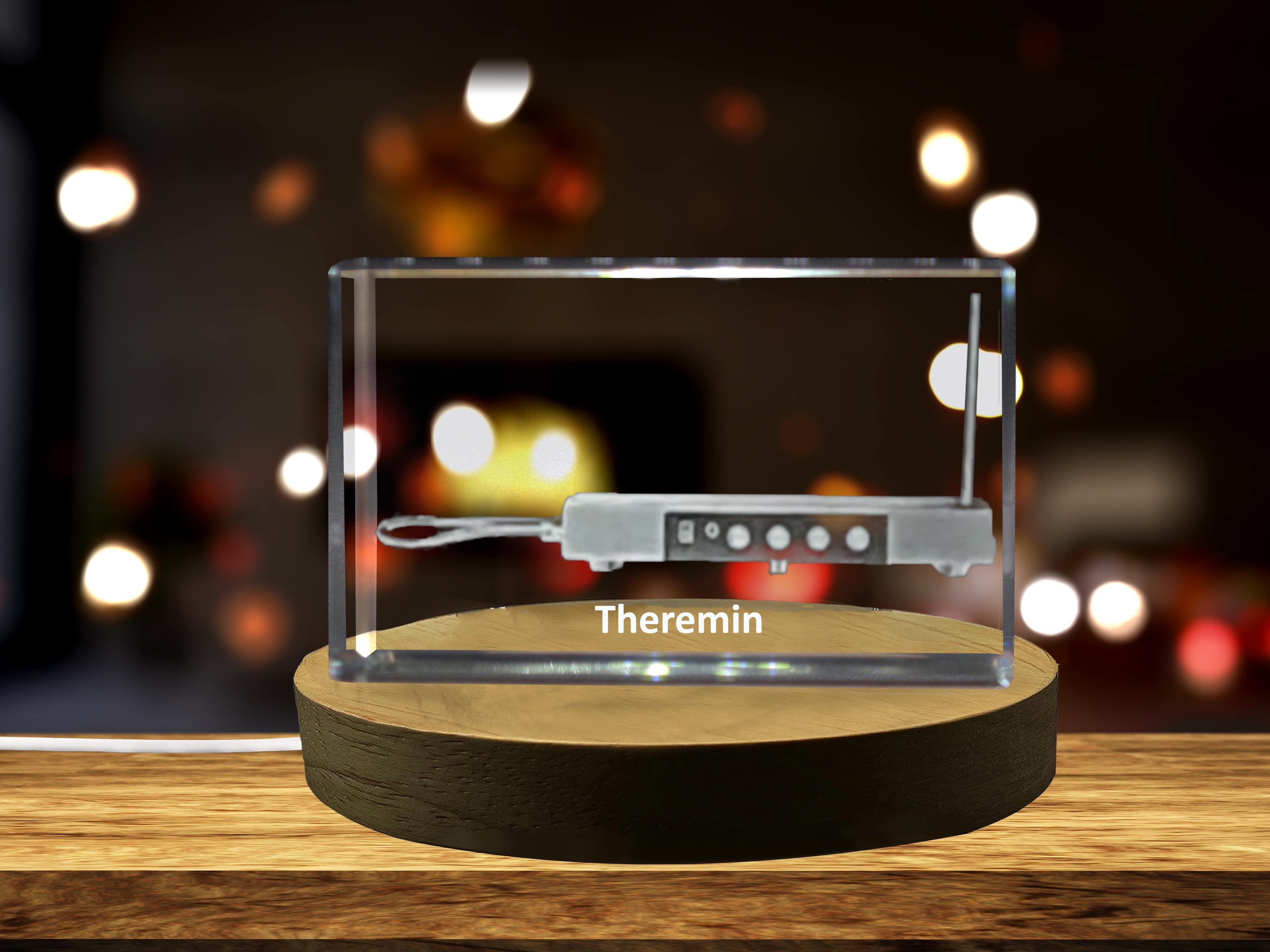 Theremin 3D Engraved Crystal 3D Engraved Crystal Keepsake/Gift/Decor ...