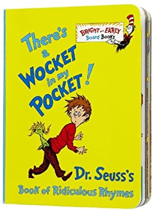 Pre-Owned Theres a Wocket in My Pocket! Board Book Dr. Seusss - Walmart.com