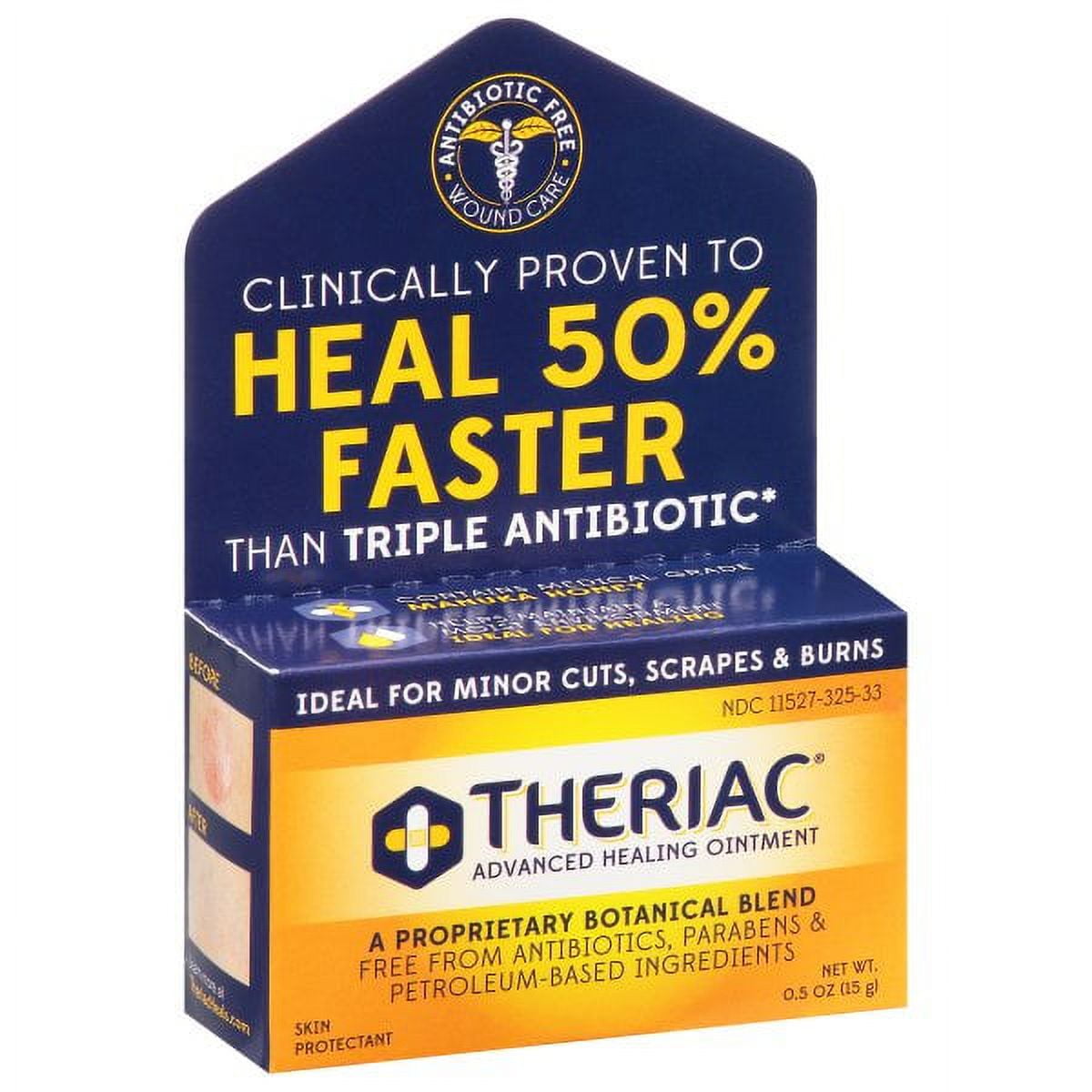 Theriac Advanced Healing Ointment, Ideal for minor cuts, scrapes and ...