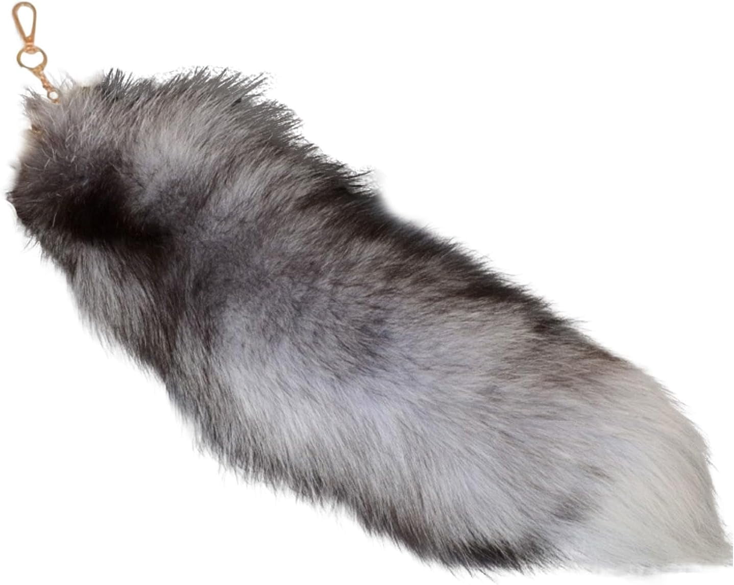 Therian Tail Keychain Faux Fur Fox Tail Keychain Furry Tail Tassels ...