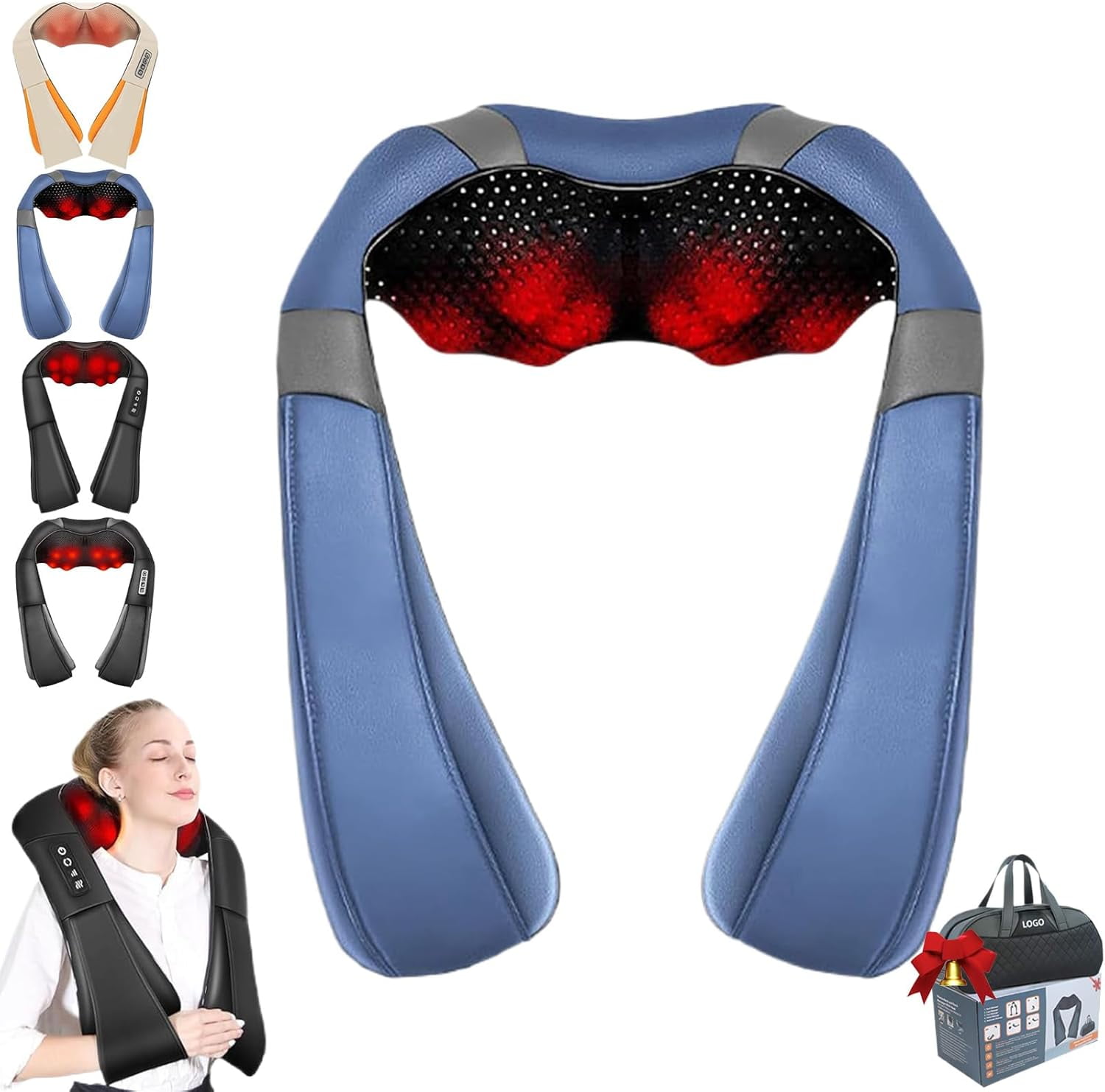 Theriva Neck Massager, Theriva Relax Pro with Heat, Three-Level ...
