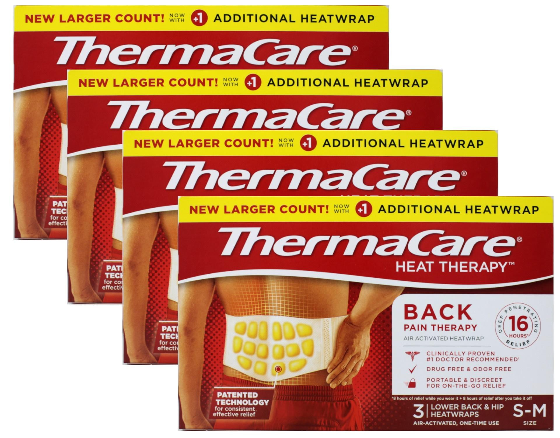 ThermaCare Back Pain Therapy Lower Back & Hip Small/Medium Pain Relief ...