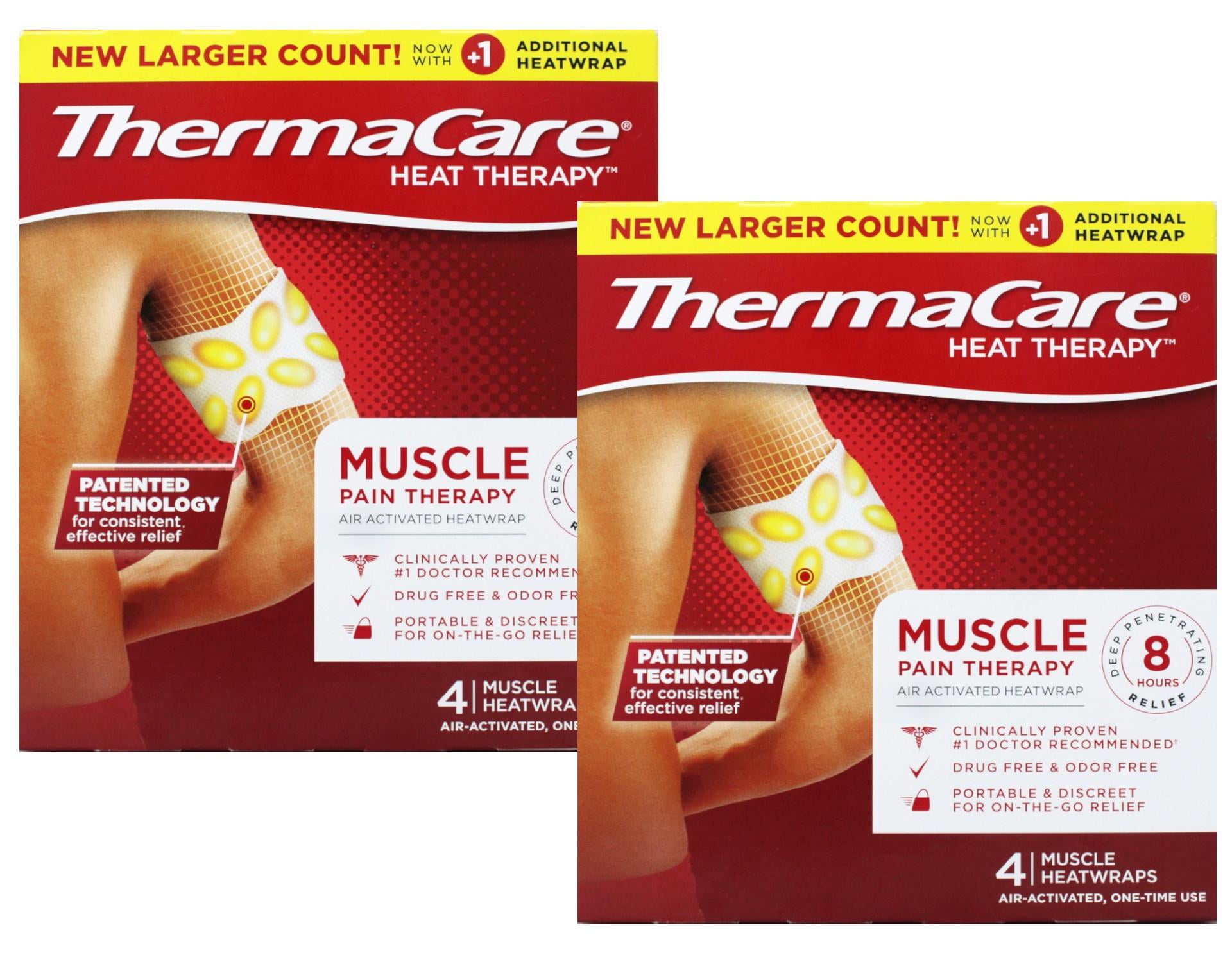 Thermacare Heatwraps Muscle Pain Therapy, Relieve Pain Associated with Muscle Aches, Muscle ...