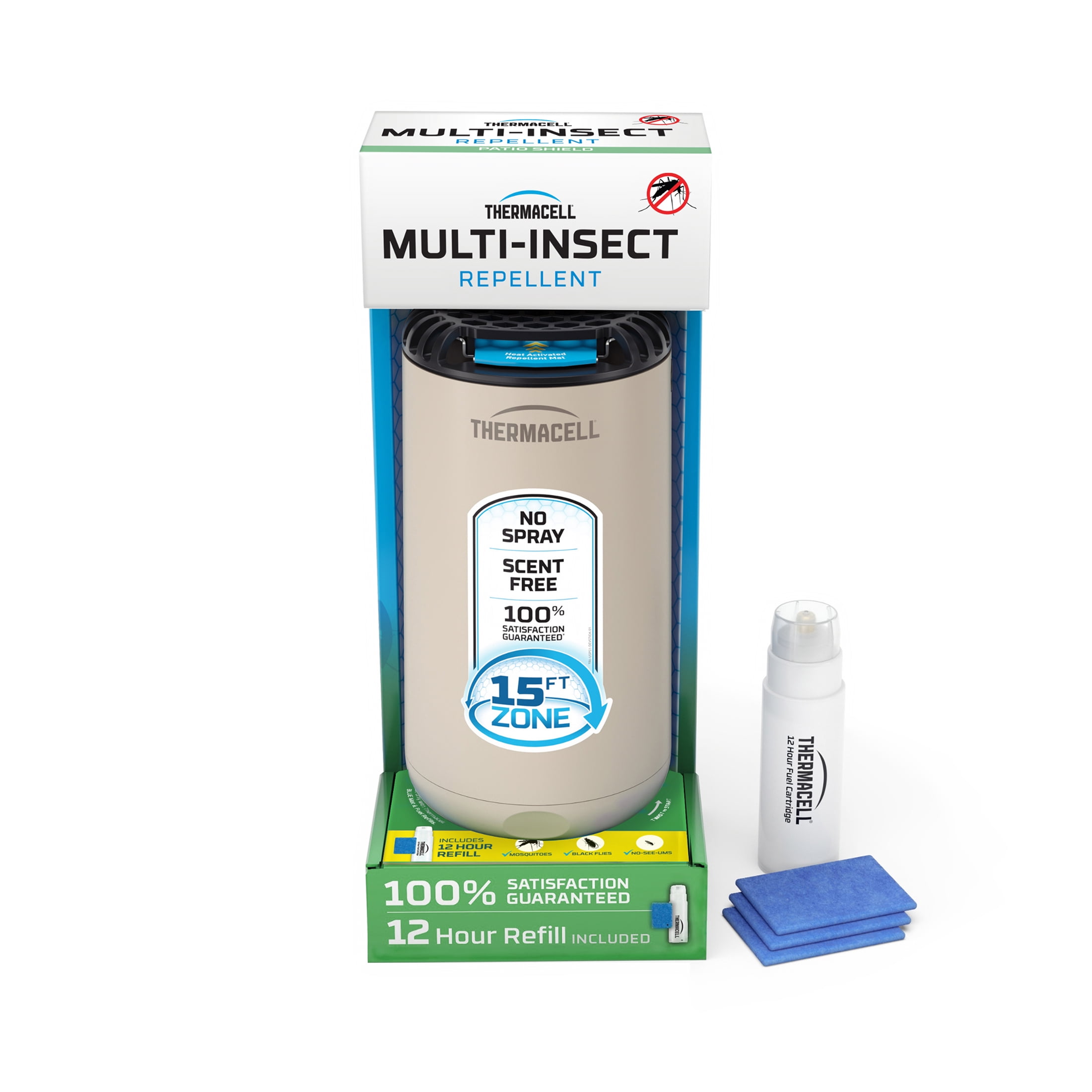 ThermaCELL Linen Patio Shield Insect Repellent with 12-Hour Fuel ...