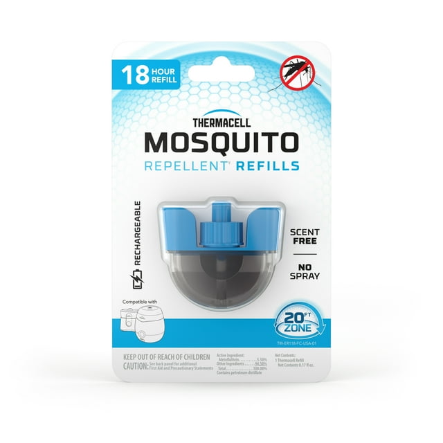 Thermacell Rechargeable Mosquito Repeller 18-Hour Refill for Mosquito ...