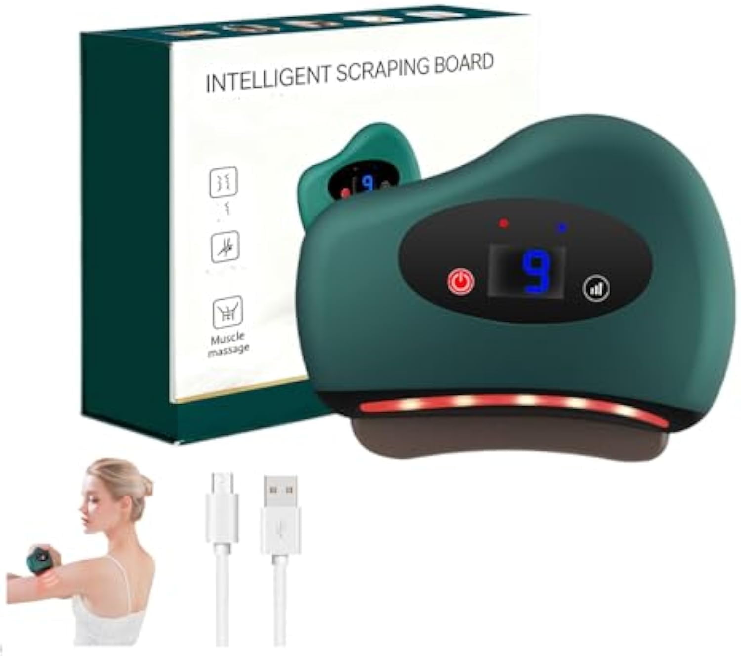 Thermaedge Foot Scraper, Red Light Heated Muscle Scraper, Thermaedge ...