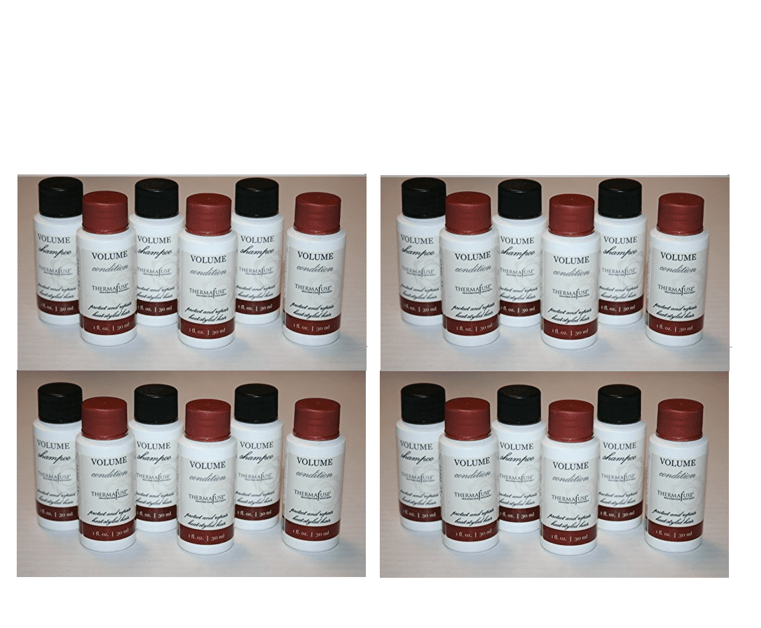 Thermafuse Volume Shampoo and Conditioner 1oz Pack of 12, Hair Care ...