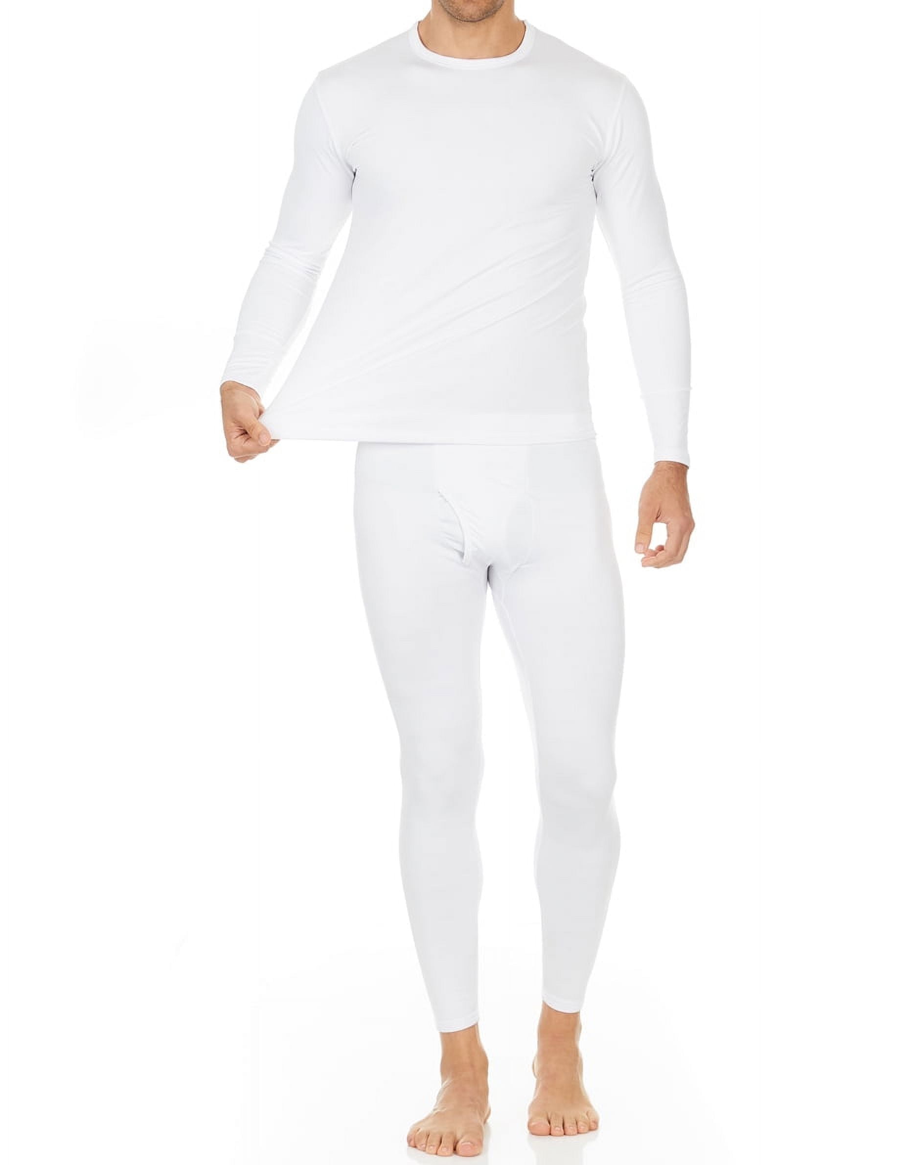 Thermajohn Men's Thermal Underwear Set - Long Johns, Ultra Soft Fleece ...