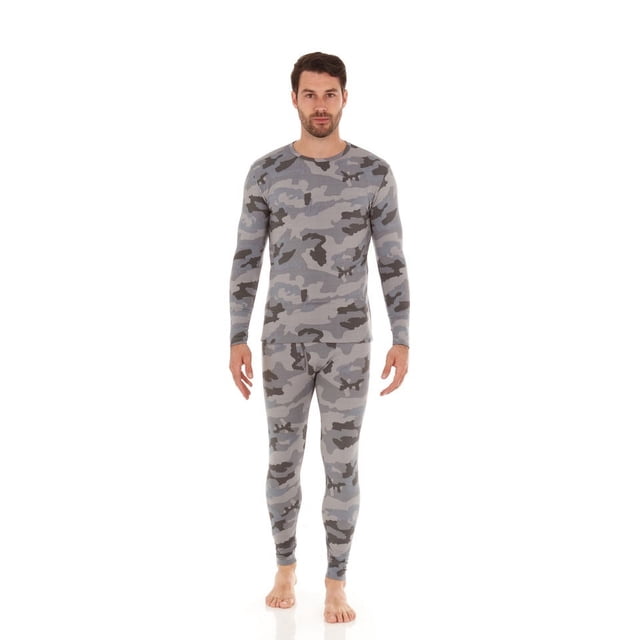 Thermajohn Long Johns Thermal Underwear for Men Crewneck Set (XS-4XL ...