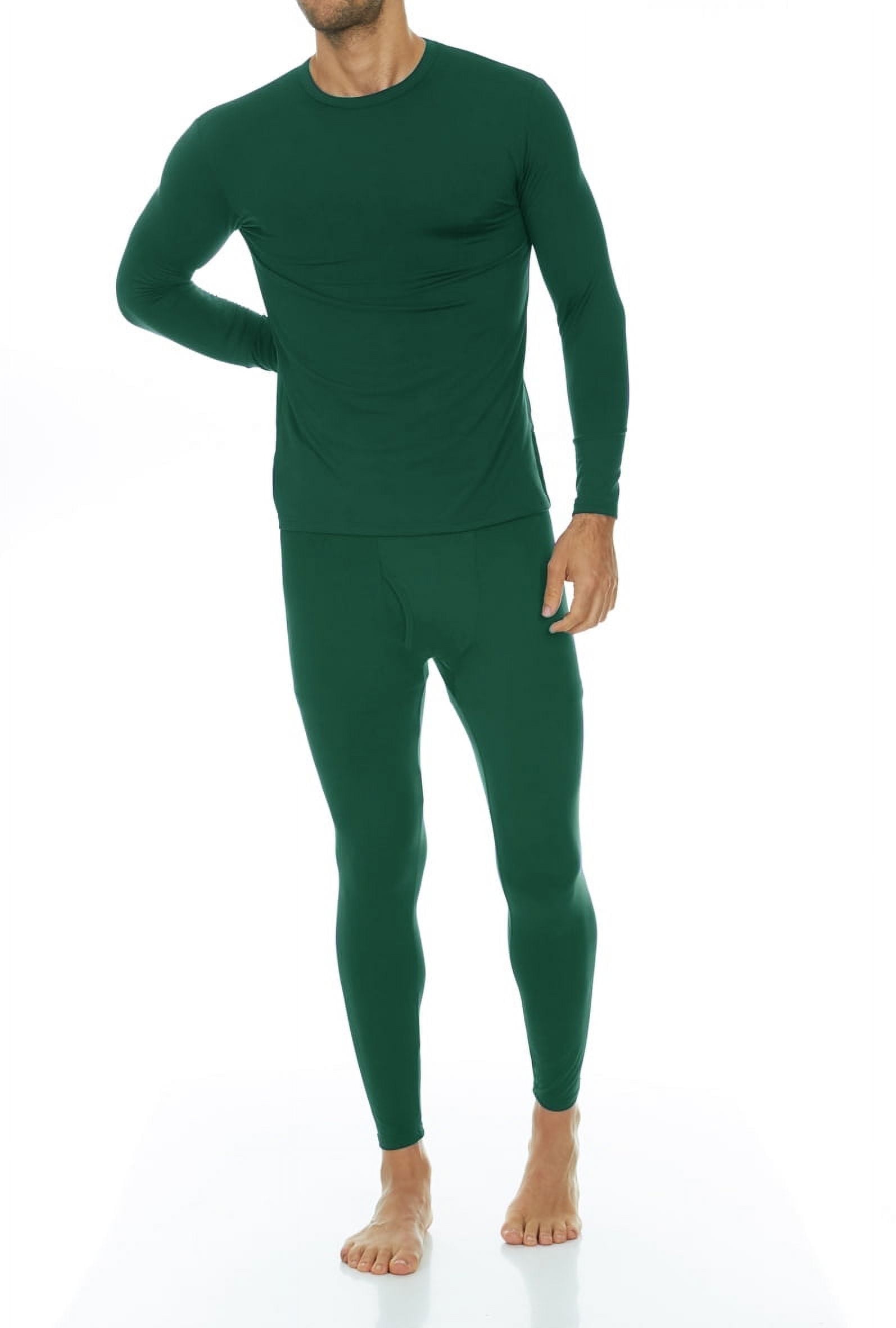 Thermajohn Long Johns Thermal Underwear for Men Crewneck Set (XS-4XL ...