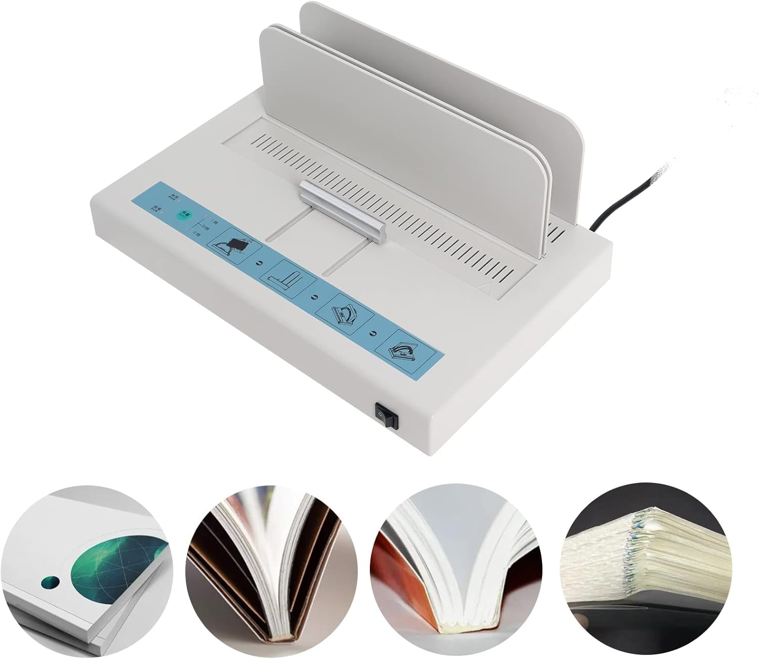 Thermal Binding Machine 500 Sheets Capacity Book Binding Material 110V Binding Machine A3(Short ...