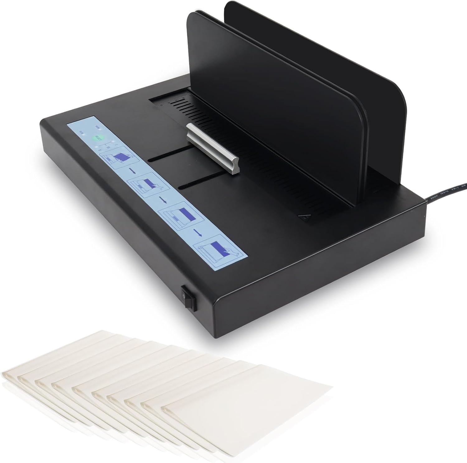 Thermal Binding Machine 500 Sheets Capacity Book Binding Material 110V Binding Machine A3(Short ...