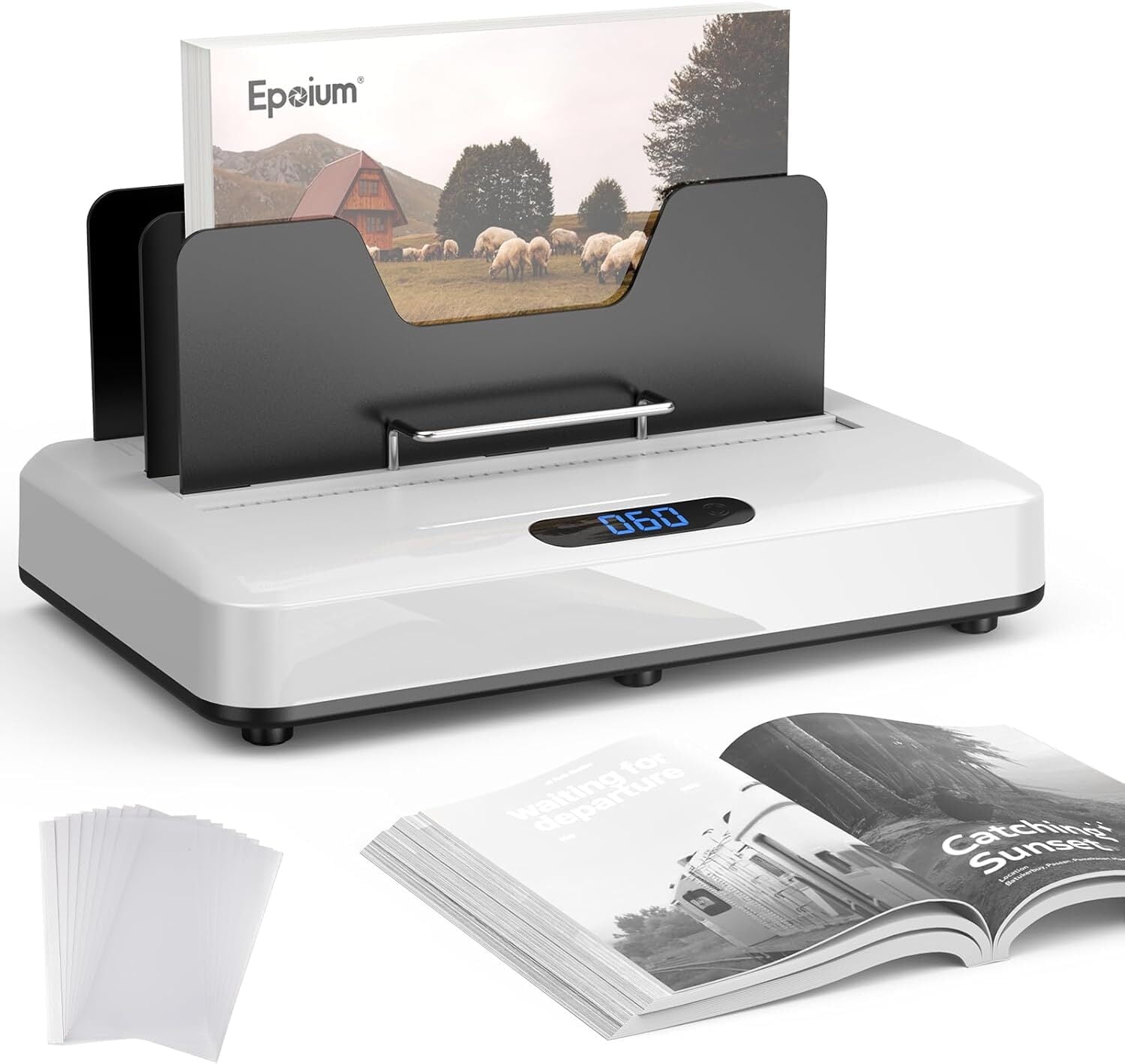Thermal Binding Machine, No Preheat Time Heat Binding Device with 20PCS ...