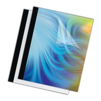 Fellowes Expressions Linen Presentation Covers - Oversize, Black, 200 ...