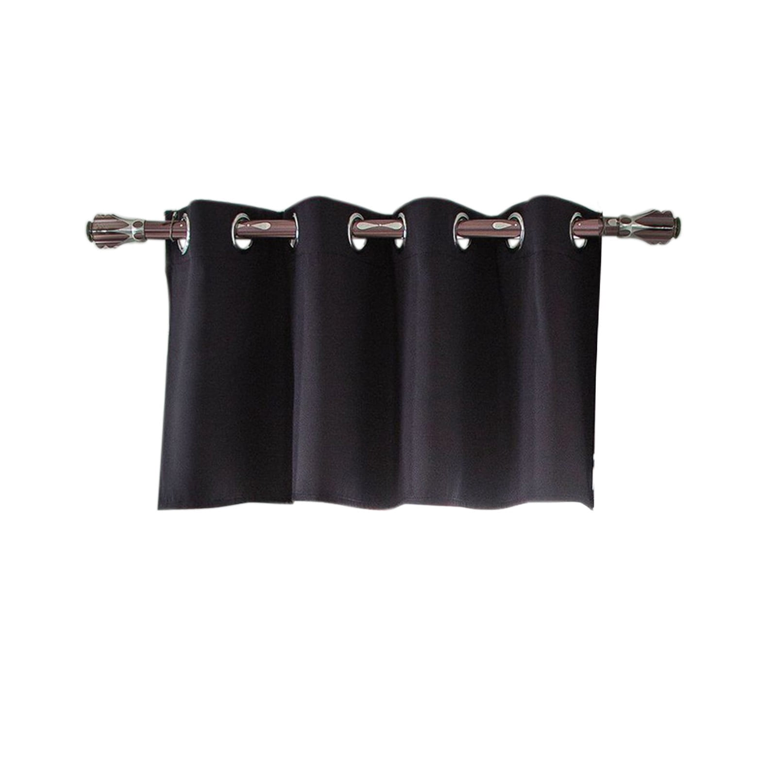 Thermal Blackout Kitchen Curtains - Light Blocking Grommet Top Window ...