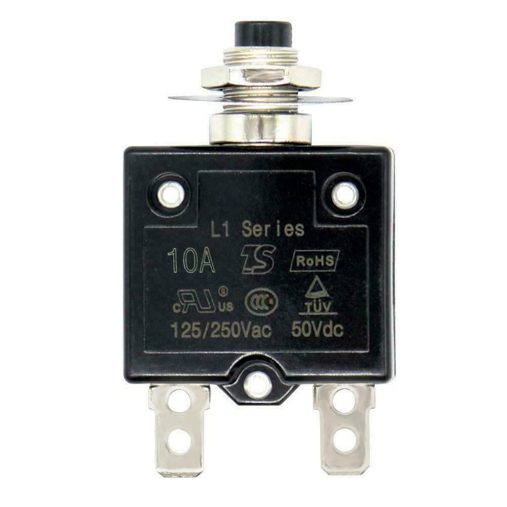Thermal Circuit Breakers 12-50V DC 125-250V Volt AC Overload Protection ...