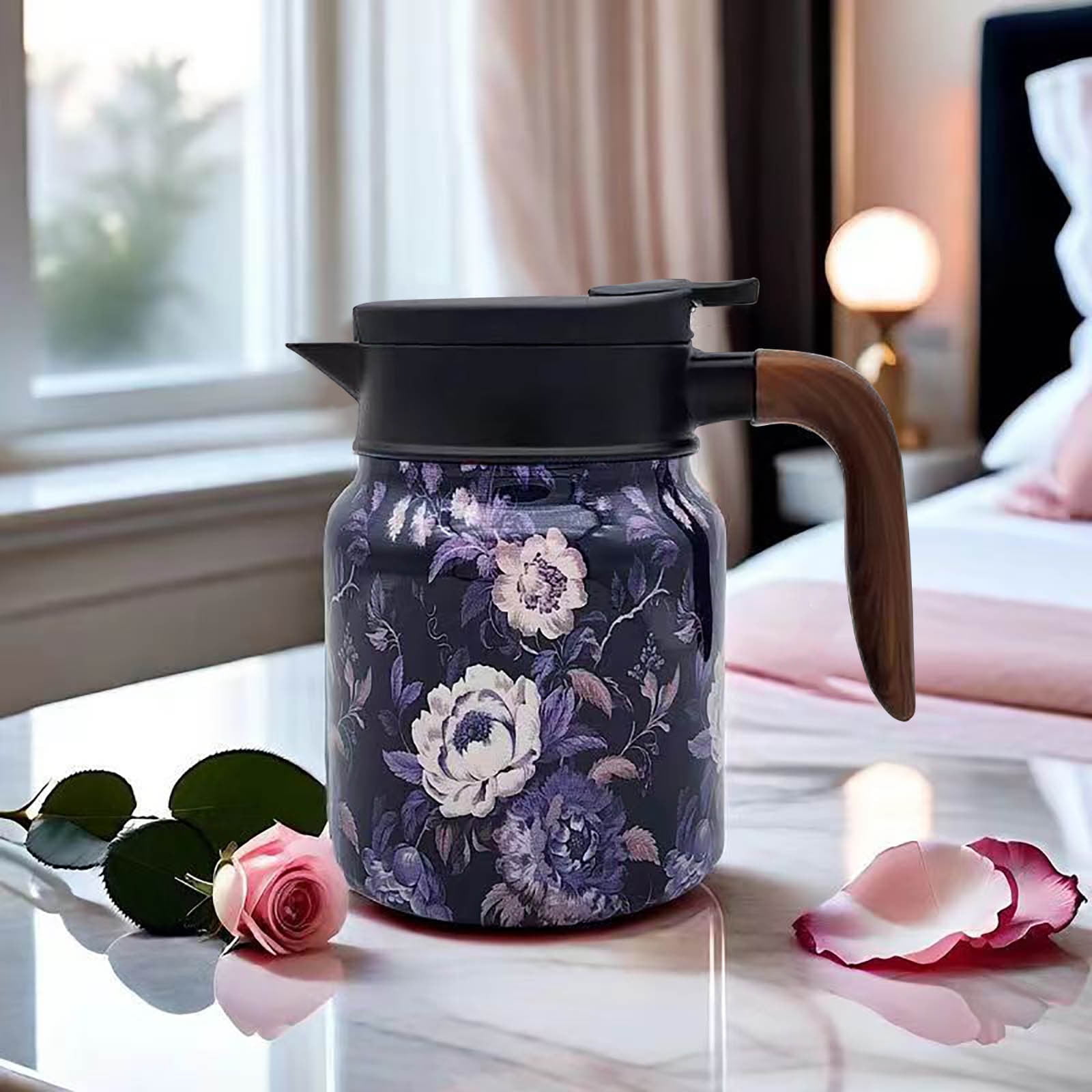 Thermal Coffee Carafe Tea Pot for Keeping Hot & Iced Cold - Vacuum ...