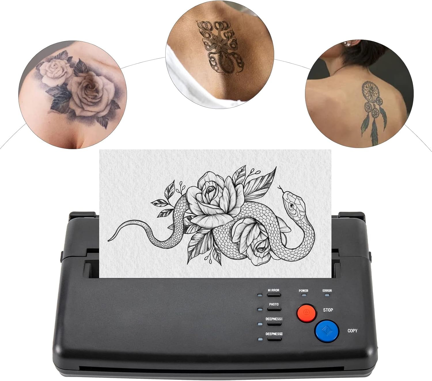 Thermal Copier Tattoo Stencil Transfer Copier Printer, Tattoo Stencil ...