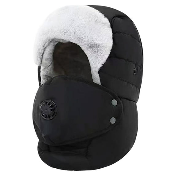 Thermal Hat with Detachable Breathing for Winter Warmth and Outdoor ...