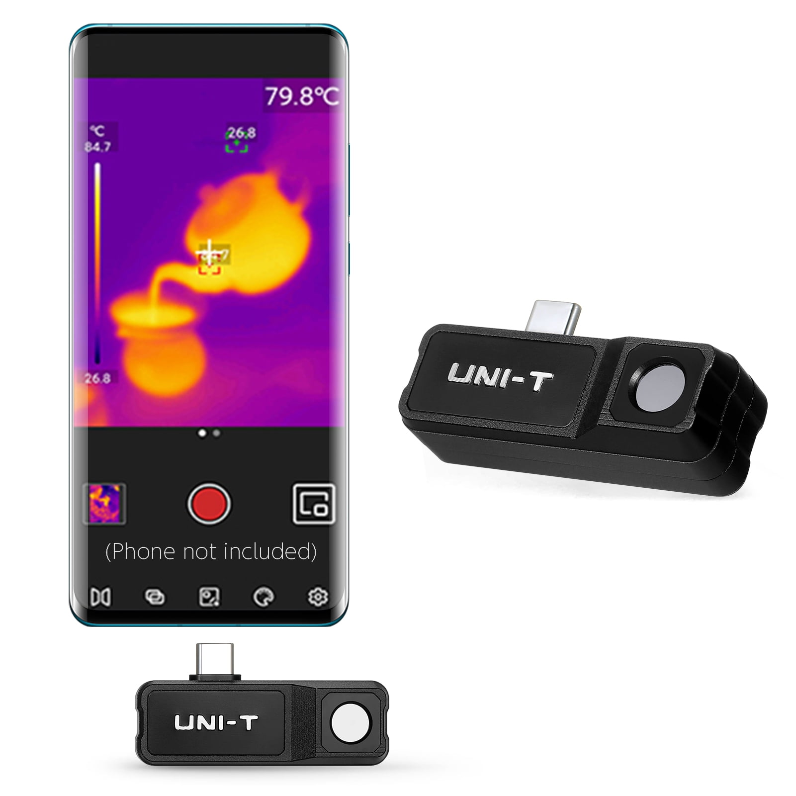Thermal Imager,Thermal With Type-c Infrared Thermal Uni T Infrared Type ...