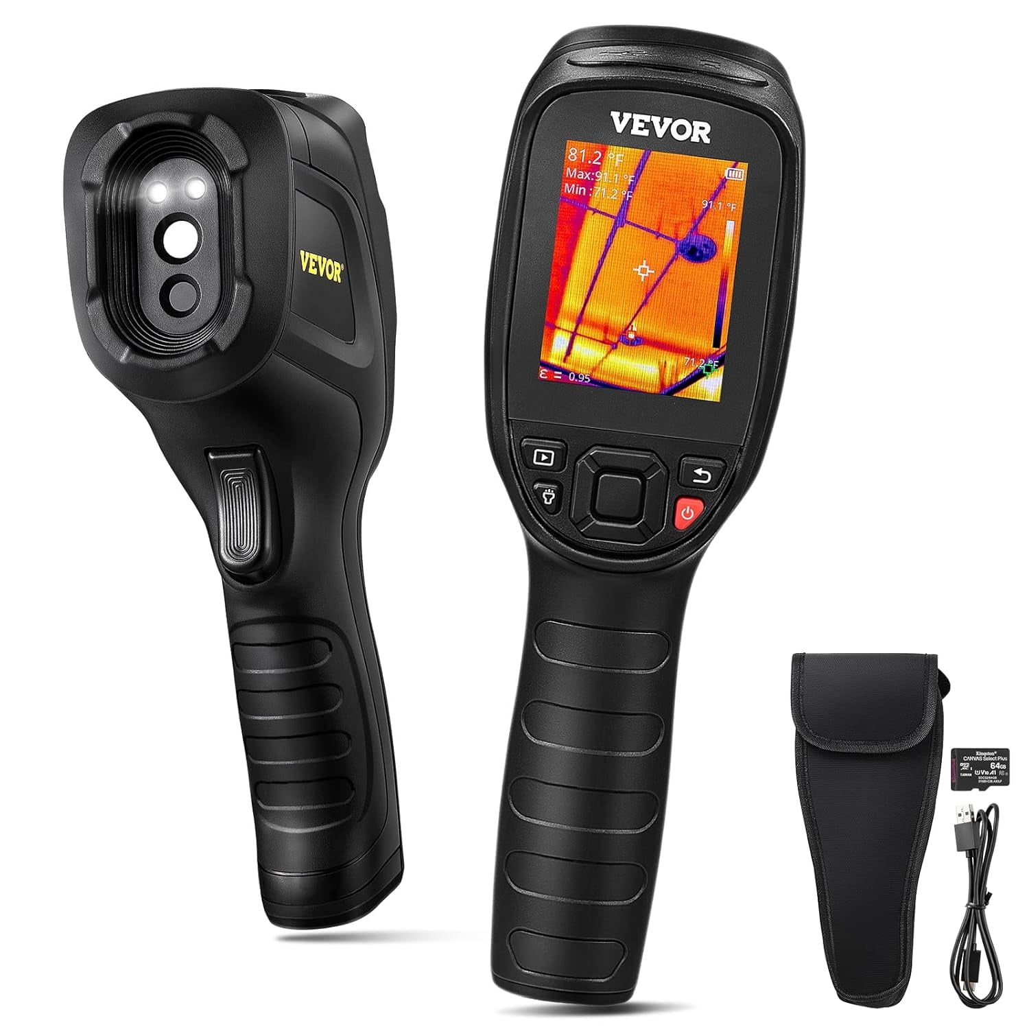 Thermal Imaging Camera, 320 x 240 Pixels Super Resolution with 2MP ...