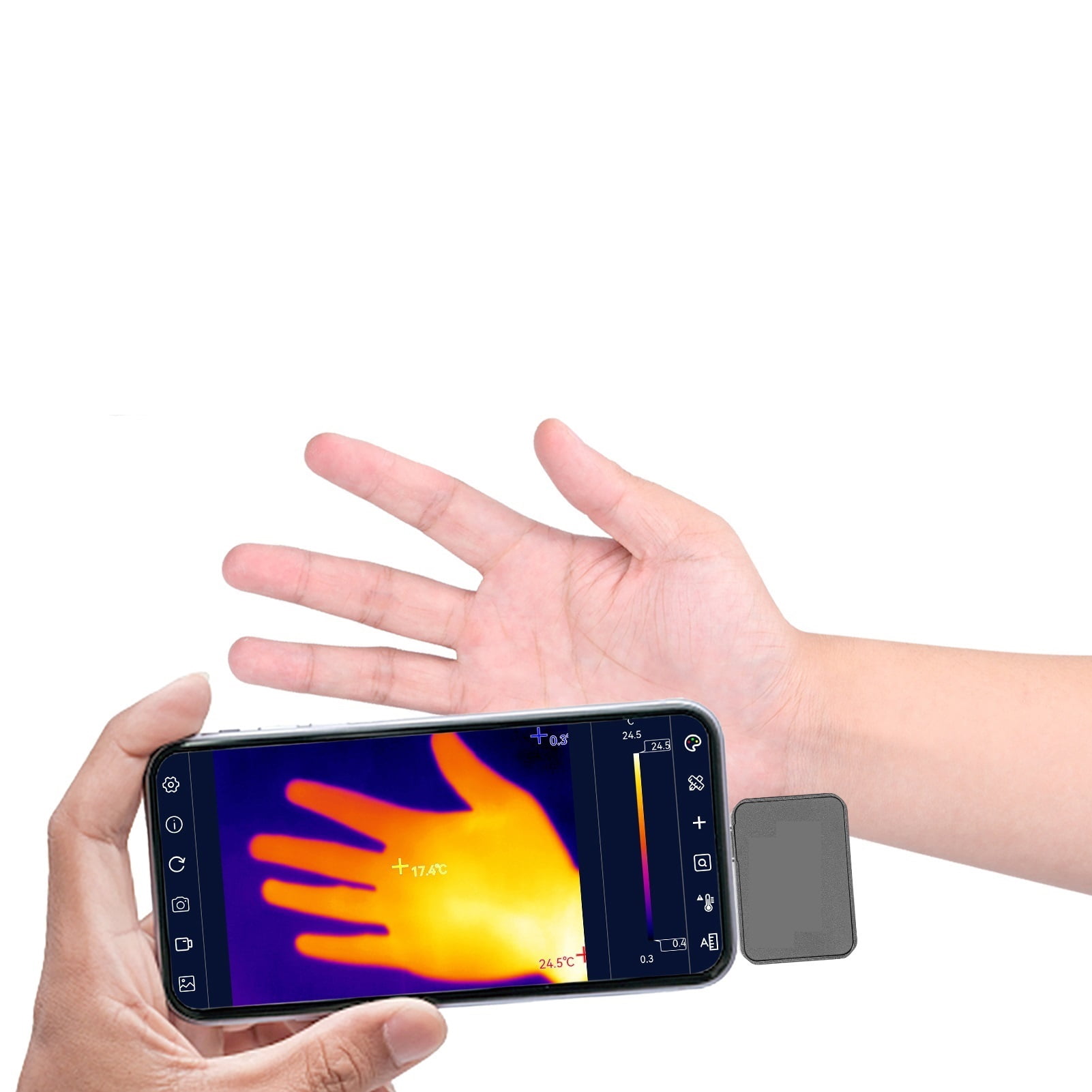 Thermal Imaging Camera, Smartphone Thermal Infrared Imager -15~600 IR ...